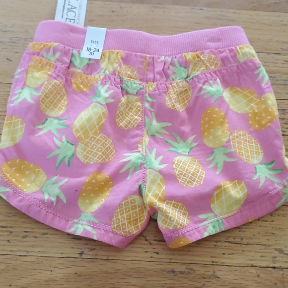 The Children's Place | Bottoms | Nwt Pink Pineapple Shorts 824 Months ...